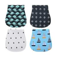 China Promotion Organic Cotton Bibs muslin baby burp cloths baby bibs for sale