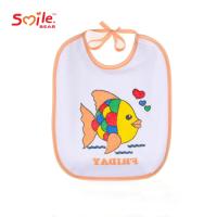 China Fashionable Waterproof Infant Bibs Soft Fabric Fish Printed Baby Bibs for sale