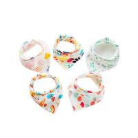 China Burp Cloths Infant Bandana Bibs Colorful 5 Pack Baby Drool Bibs Set for sale