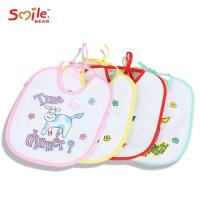 China Cartoon Printing Cotton Baby Bibs For Drooling and Teething for sale