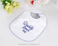 China Custom Infant Drool Bibs Printed Logo Pattern Blank Sublimation Baby Bib for sale