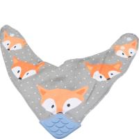 China Top Quality Colorful Infants & Toddlers baby bib bandana with teether for sale