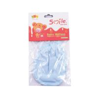 China Manufacturer Wholesale Organic Plain Blank Pink bule Cute Scratch Prevention baby mittens for sale