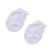 China Manufacturer Wholesale Organic Plain Blank Pink bule Cute Scratch Prevention baby mittens for sale