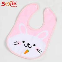 China Printed Waterproof Infant Bibs Panda Pattern Cute Animal Baby Bibs for sale