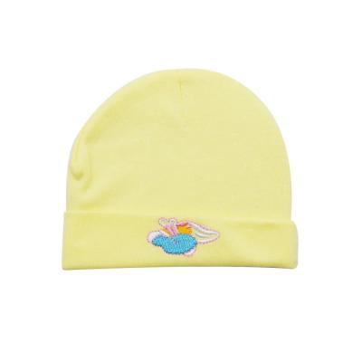 China 100% cotton accepted customized new born baby hat baby autumn winter warm baby hat for sale