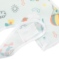 China 100% Polyester Waterproof Infant Bibs Coating Feeding Cloth Bibs Washable for sale