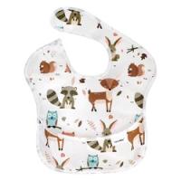 China 100% Polyester Waterproof Infant Bibs Coating Feeding Cloth Bibs Washable for sale