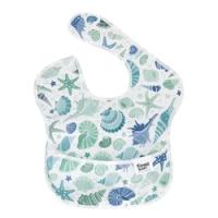 China 100% Polyester Waterproof Infant Bibs Coating Feeding Cloth Bibs Washable for sale