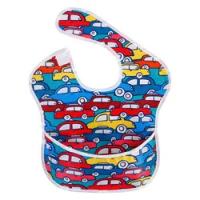 China 100% Polyester Waterproof Infant Bibs Coating Feeding Cloth Bibs Washable for sale