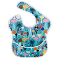 China 100% Polyester Waterproof Infant Bibs Coating Feeding Cloth Bibs Washable for sale