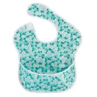 China 100% Polyester Waterproof Infant Bibs Coating Feeding Cloth Bibs Washable for sale