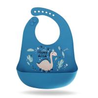 China Waterproof Infant Feeding Bib Silicona Bandana BPA Free Gourd Shaped for sale