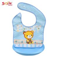 China Free Sample Waterproof Infant Bibs Lovely Infants Funny Silicone Baby Bib for sale