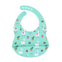 China BPA Free Silicone Feeding Bibs Kids Waterproof Soft Bibs Eco Friendly for sale