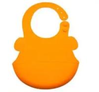 China BPA Free Silicone Feeding Bibs Kids Waterproof Soft Bibs Eco Friendly for sale