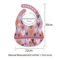 China Silicone Infant Drool Bibs 100% Food Grade Eco Friendly Custom Logo for sale