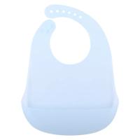 China BPA Free Waterproof Silicone Baby Bib With with Food Catcher Baby Silicone Bibs Wholesale Feeding Supplies for sale