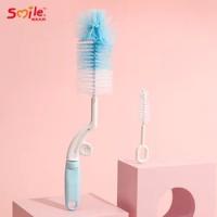 China Nylon Infant Bottle Brush Cup Cleaning Tool 360 Degrees Nipple Cleaner for sale