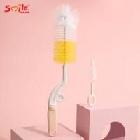 China Nylon Infant Bottle Brush Cup Cleaning Tool 360 Degrees Nipple Cleaner for sale