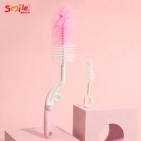 China Nylon Infant Bottle Brush Cup Cleaning Tool 360 Degrees Nipple Cleaner for sale