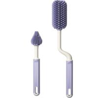 China Cleaner Feeding Bottle Brush 360 Degree Rotating Brush For Washing Bottles for sale