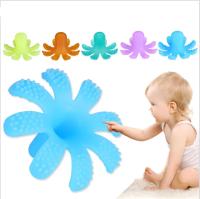 China Octopus Teether  Molar Stick Baby  Toy Baby  chewing  Silicone Products teeth gutta Training Baby Eating for sale