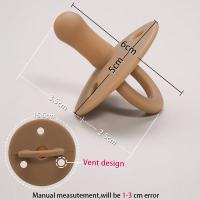 China Customizable Color Baby Sleep Soothing Silicone Pacifier Hot Product for sale
