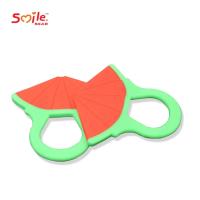 China Silicon Teething Mitten Toy Animal Custom Silicone Chewable Toys Cute Silicone Baby Soothing Teether for sale