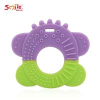 China New Arrival Portable Cute Food Grade Silicone Baby Teether for sale