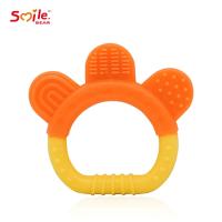 China New Arrival Portable Cute Food Grade Silicone Baby Teether for sale