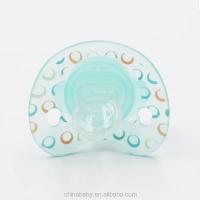 China 2020 best sell factory price cBPA free plastic baby pacifier with ring and silicone flat nipple for sale