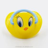 China Hot sale baby products wholesale price plastic baby nipple type pacifier with ring for sale