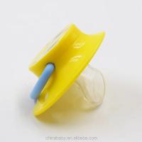 China Hot sale baby products wholesale price plastic baby nipple type pacifier with ring for sale