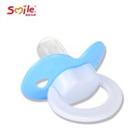 China Chewing Silicone Infant Pacifier Baby Soother Colorful Baby Pacifier Clips for sale