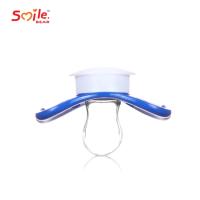 China Pop Silicone Nipple Pacifier Baby Custom Made With Blue Round Head for sale