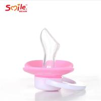 China BPA Free Silicone Infant Pacifier Natural Rubber Sublimation Arc Type for sale