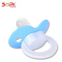 China BPA Free Silicone Infant Pacifier Natural Rubber Sublimation Arc Type for sale