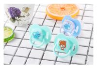 China Sublimation Organic Silicone Nipple Pacifier Personalized Baby Bottle Soother for sale