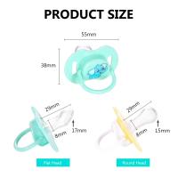 China Safe Silicone Infant Pacifier Custom Baby Silicone Nipple Eco Friendly for sale