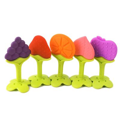 China Customized Baby Chewable Silicone Teething Toy Bpa Free Baby  Teether for sale