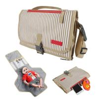 China Foldable Custom Baby Changing Mat Waterproof Diaper Bag Stroller Portable Baby Diaper Changing Pad for sale