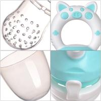 China BPA Free Baby Teether Soother Teething Toy Food Grade Silicone Pouches Silicone Baby Fruit Feeder Pacifier For Infant for sale
