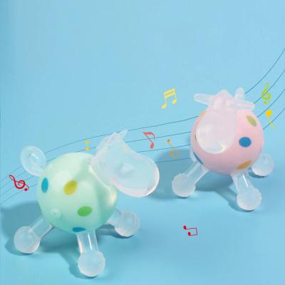 China Hot Sale BPA Free Cartoon Teething Rod Kids Nursing Cute Animal Baby Chew Silicone Teether for sale