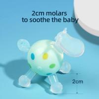China Hot Sale BPA Free Cartoon Teething Rod Kids Nursing Cute Animal Baby Chew Silicone Teether for sale