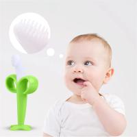 China Wholesale BPA Free Soft Safe Toothbrush Chew Toys Toothbrush Baby Silicone Teether for sale