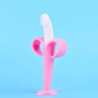 China Wholesale BPA Free Soft Safe Toothbrush Chew Toys Toothbrush Baby Silicone Teether for sale