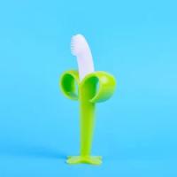 China Wholesale BPA Free Soft Safe Toothbrush Chew Toys Toothbrush Baby Silicone Teether for sale