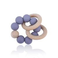 China Wholesale Custom New Design Bpa-free Silicone Toy Teether Baby Teether Beaded Bracelet Baby Teether for sale