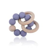 China Wholesale Custom New Design Bpa-free Silicone Toy Teether Baby Teether Beaded Bracelet Baby Teether for sale